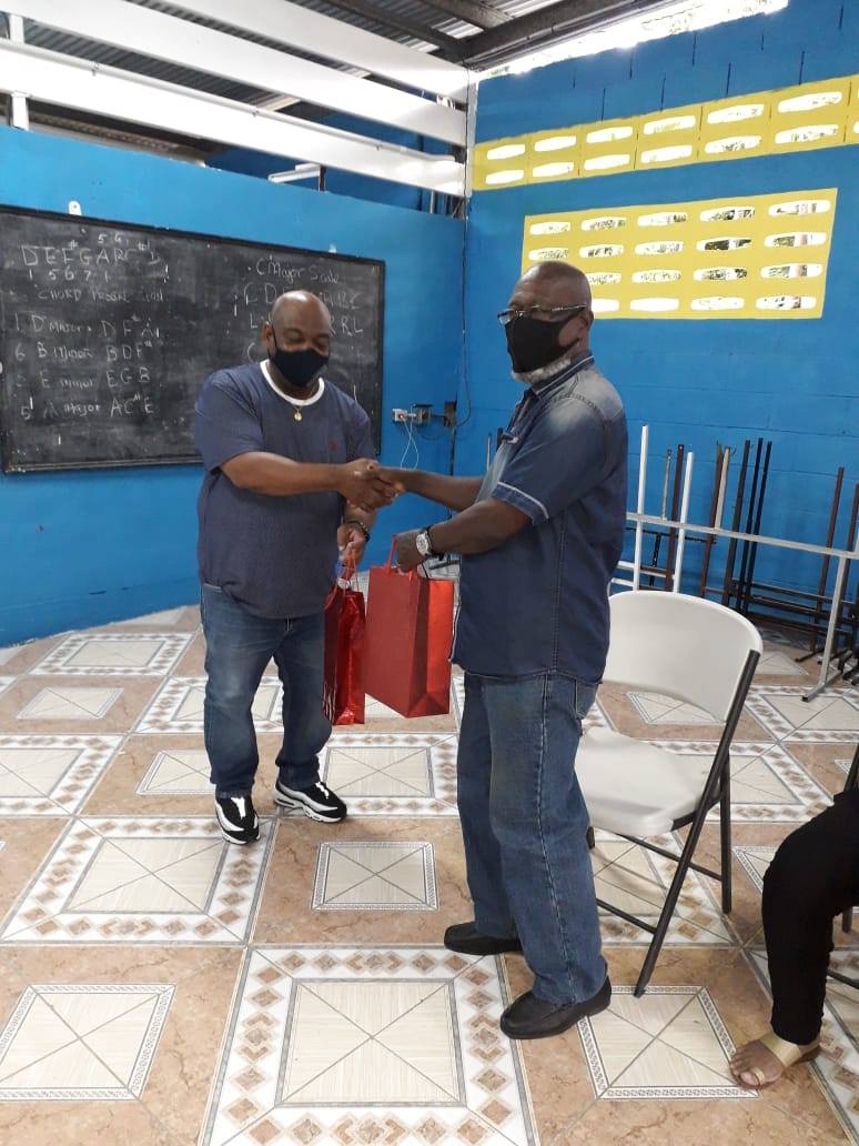 NLCB Fonclaire thanked Mr. Erbon Gibbs | NLCB Fonclaire Steel Orchestra
