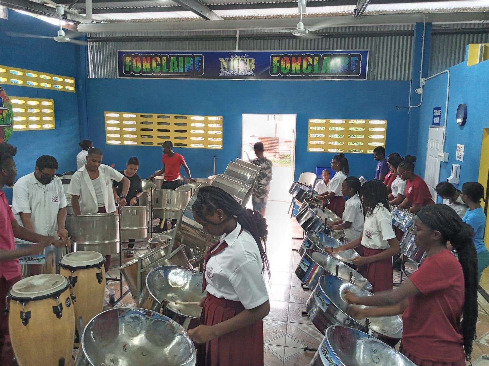 Practice Sessions in the Panyard | NLCB Fonclaire Steel Orchestra